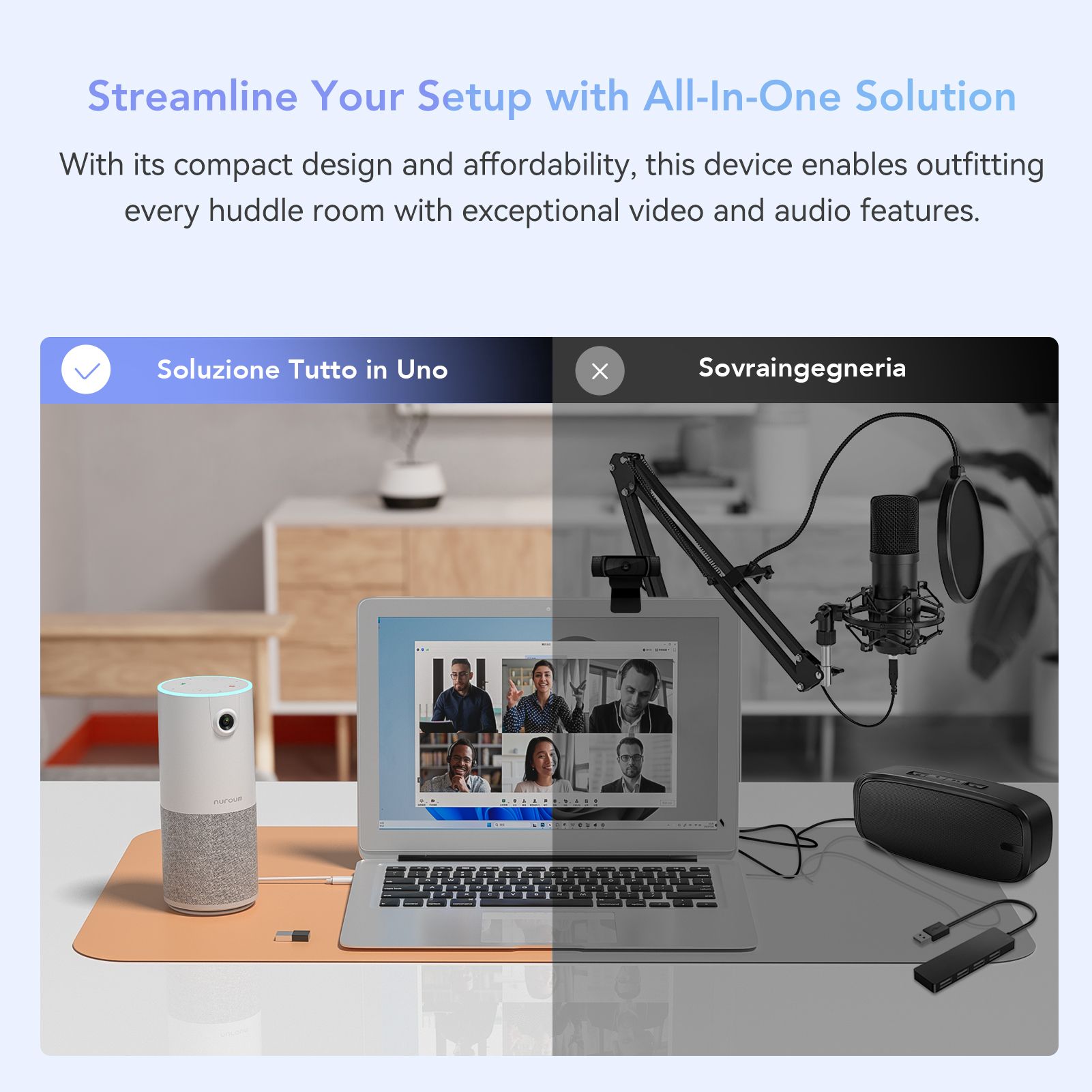 NUROUM | C10 - All-in-one Conference Camera