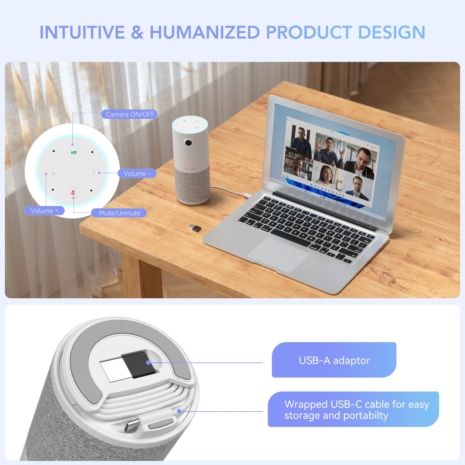 NUROUM | C10 - All-in-one Conference Camera